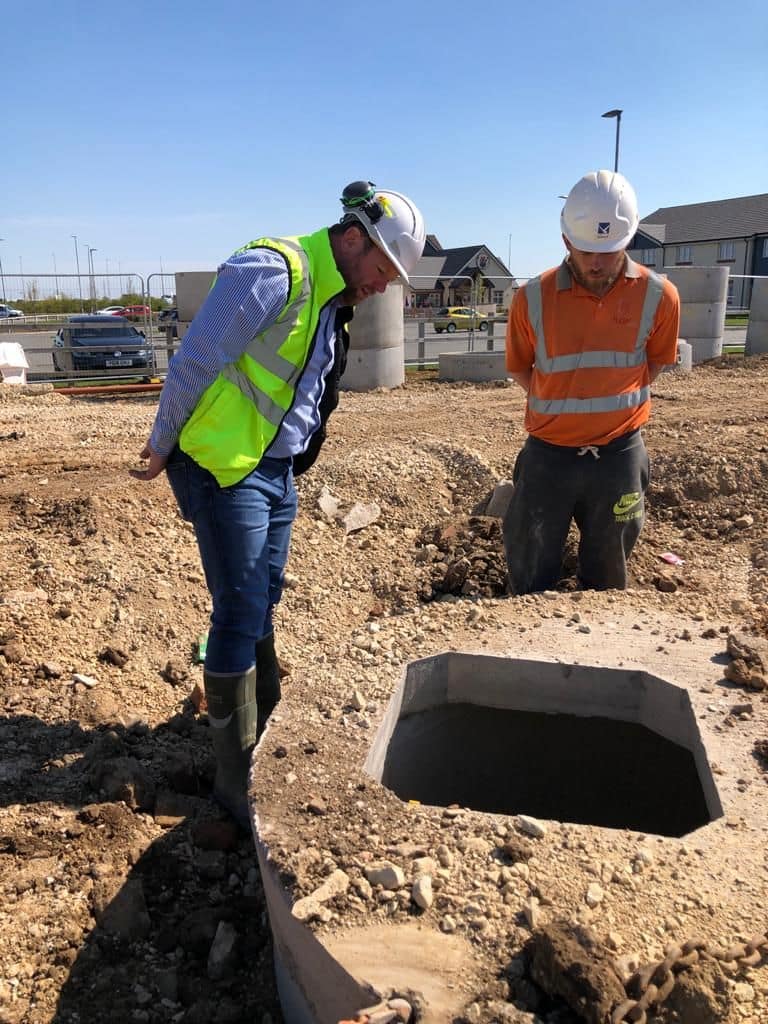 Tracey Concrete site visit with Harlor Civils Ltd - Tracey Concrete