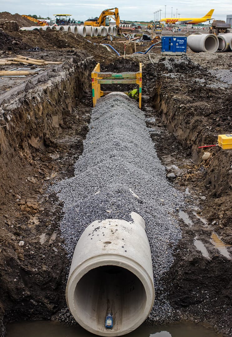 Dublin Airport Runway Extension - Tracey Concrete