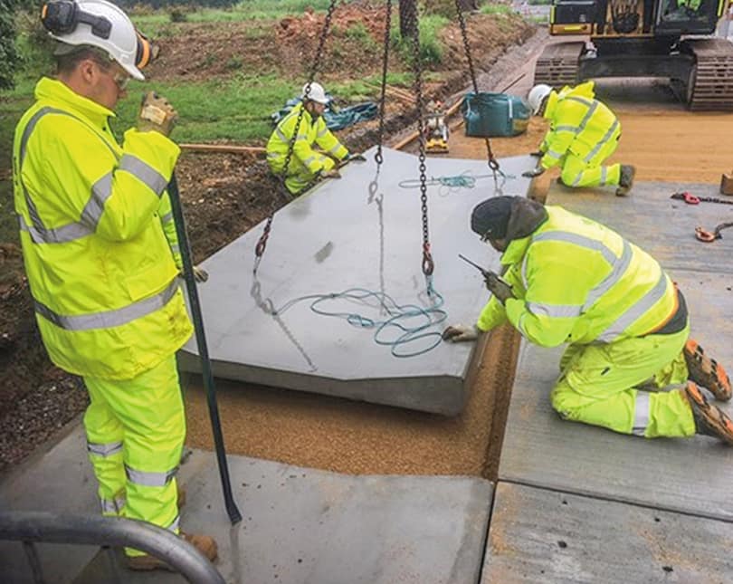 V Channel Drainage Slab - Tracey Concrete